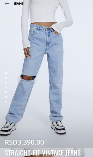 Straight fit farmerice