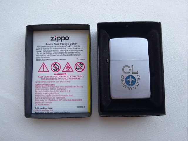 Zippo Canadair Limited Niagara Falls 1954/57