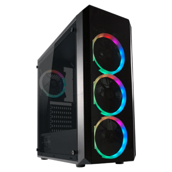 Tower LC Power Gaming 703B-ON Quad-Luxx 2xUSB3.0/1xUSB 2.0 Black