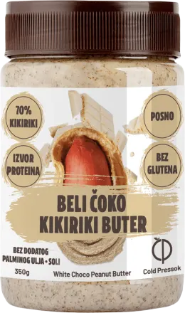 Cold Pressok
BELI ČOKO KIKIRIKI BUTER, 350 g