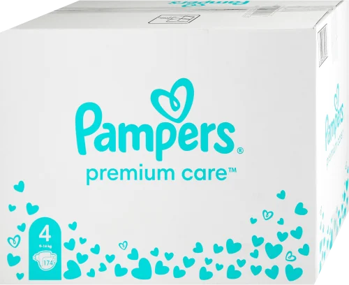 Pampers premium care
Pelene, veličina 4 (9- 14 kg), 174 kom