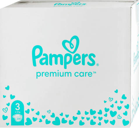 Pampers premium care
Pelene, veličina 3 (6- 10 kg), 200 kom