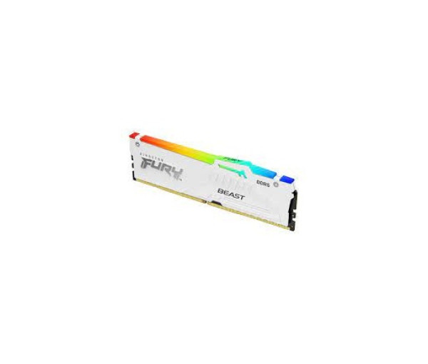 KINGSTON Fury Beast RGB DDR5 5600MHz CL40 64GB Kit2 Intel XMP White