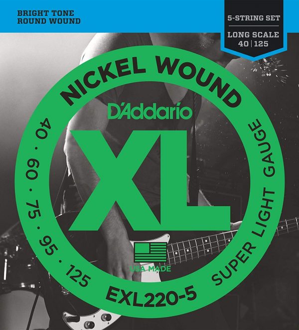 D’ADDARIO EXL220-5 – Set žica za bas gitaru