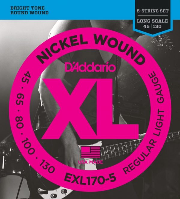 D’ADDARIO EXL170-5-String – Set žica za bas gitaru