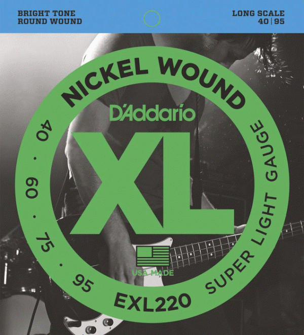 D’ADDARIO EXL220 4-String – Žice za bas gitaru