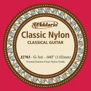 D’ADDARIO J2703 – Pojedinačna G žica za klasičnu gitaru