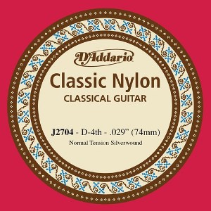 D’ADDARIO J2704 – Pojedinačna D žica za klasičnu gitaru