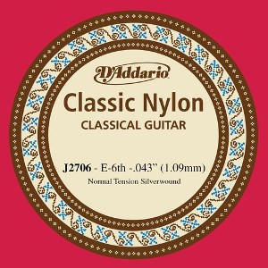 D’ADDARIO J2706 – Pojedinačna E žica za klasičnu gitaru