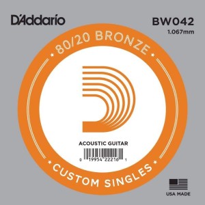 D’ADDARIO BW042 – Pojedinačna žica za akustičnu gitaru