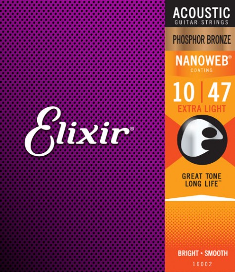 Elixir Strings 16002 Nanoweb – Set žica za akustičnu gitaru
