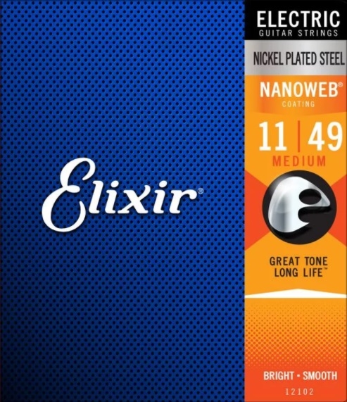 Elixir Strings 12102 Nanoweb – Set žica za električnu gitaru