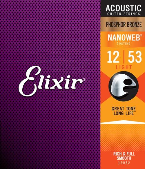 Elixir Strings 16052 Nanoweb – Set žica za akustičnu gitaru