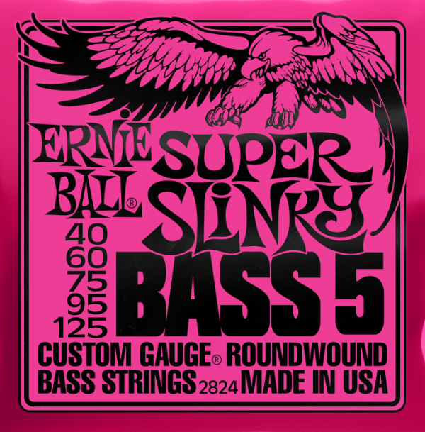 ERNIE BALL 2824 5-String SUPER SLINKY – Žice za 5-žičanu bas gitaru