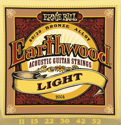 ERNIE BALL EARTHWOOD Light – Set žica za akustičnu gitaru