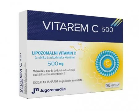 VITAREM C 500 20 KAPSULA