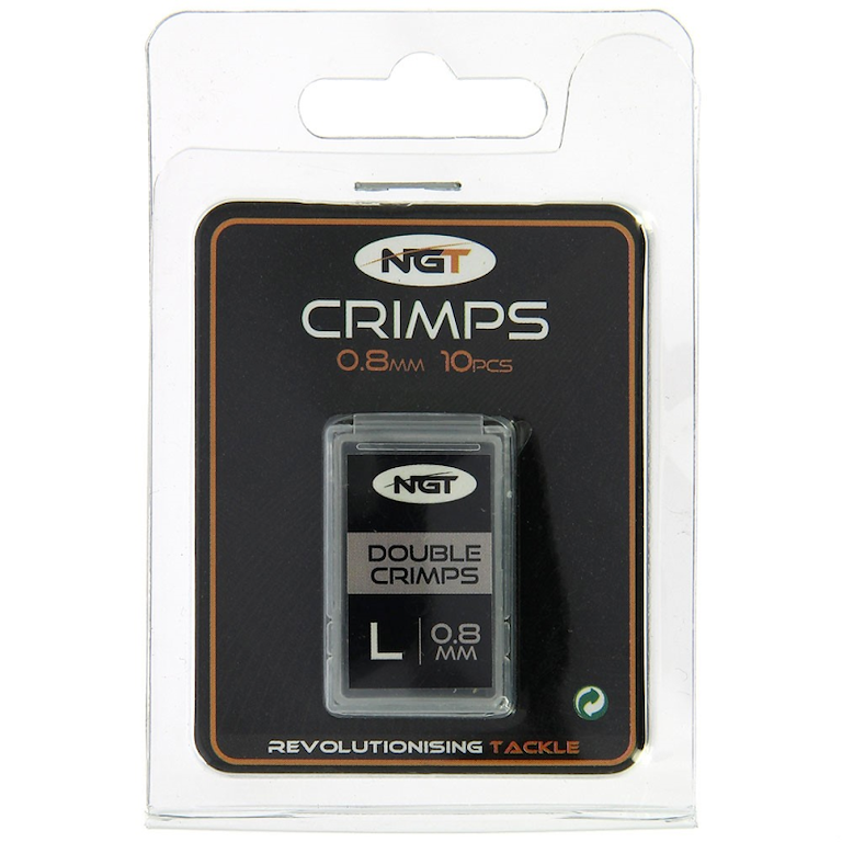 NGT Crimps 0.8mm 10pcs
