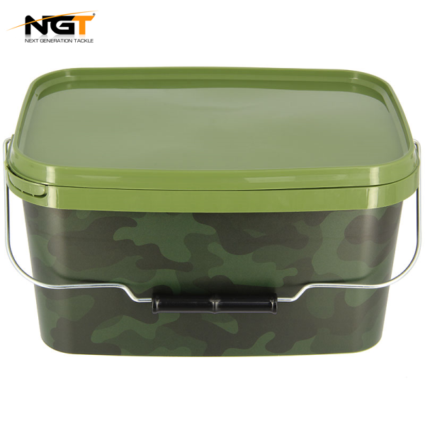 NGT Kanta Camo 12.5 Litre Square Bucket