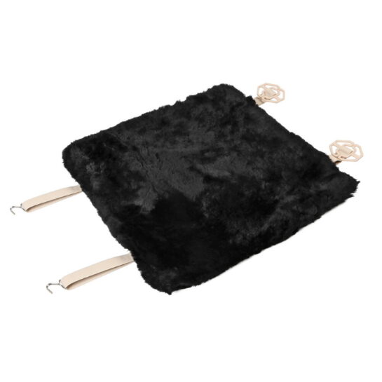 Sedalica – obloga za donji deo sedišta kožna crna – Lampa 54244