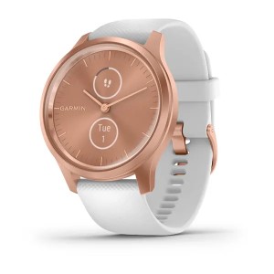 vivomove® Style Rose gold/white strap