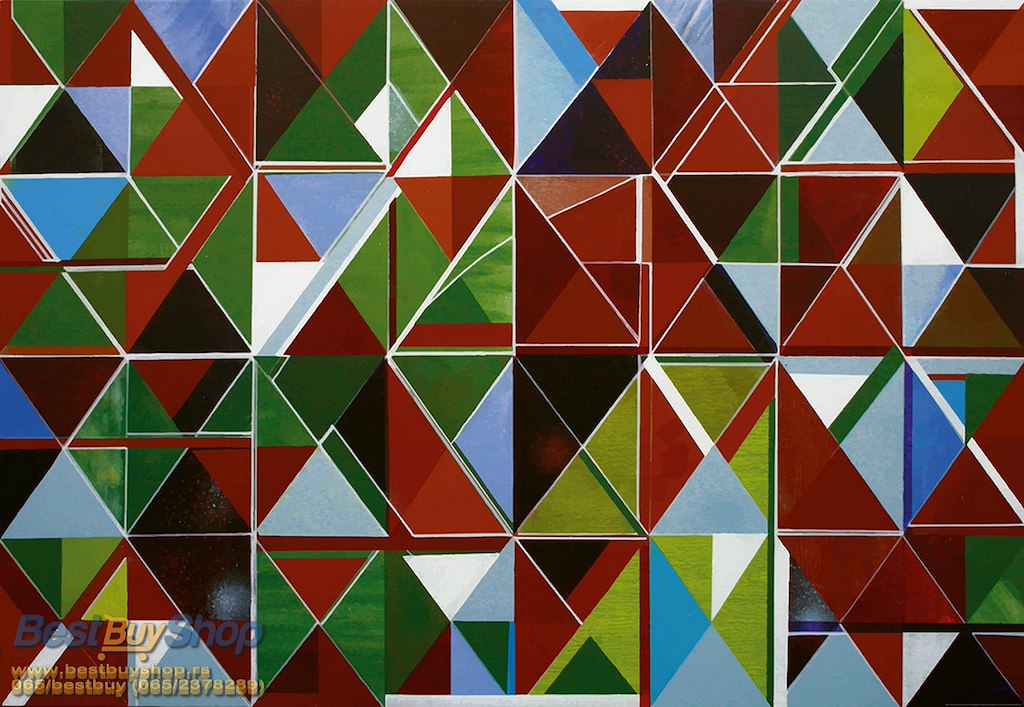 368×254 Abstraction (Triangle Art) – Apstrakcija – 3D fototapeta zidni mural foto tapeta