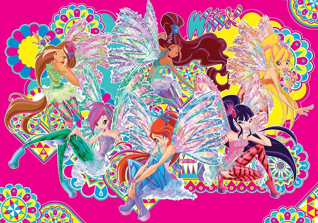 368×254 Kids (Winx Club Disney Licence) – Tapeta za devojčice – 3D fototapeta zidni mural foto tapeta