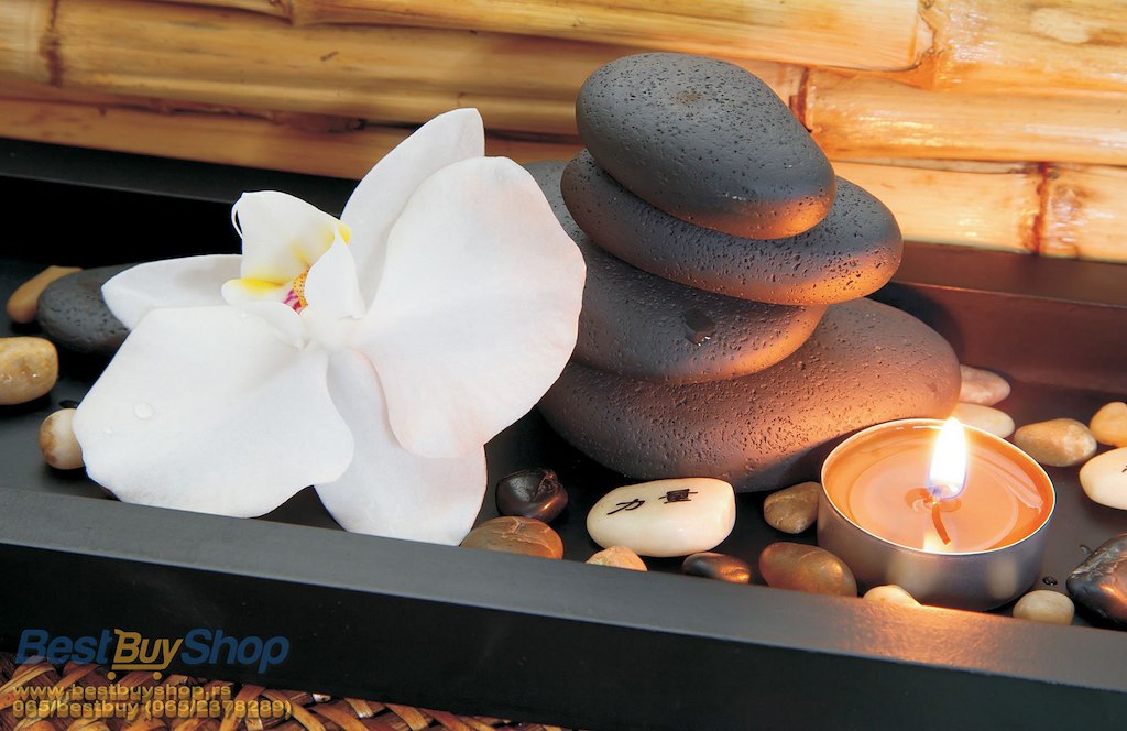 368×254 Spa Relax Accessories – Sauna – Zen – Relaksacija – 3D fototapeta zidni mural foto tapeta