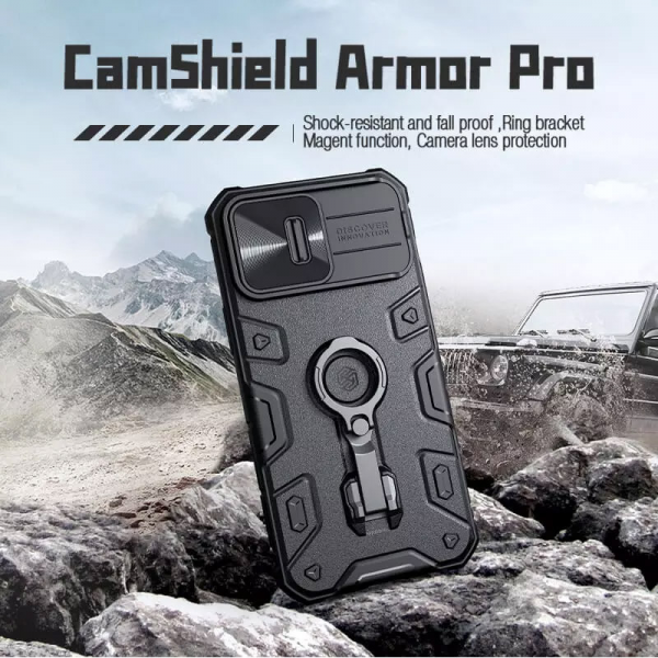 Maska Nillkin CamShield Armor Pro za iPhone 14 Pro Max crna