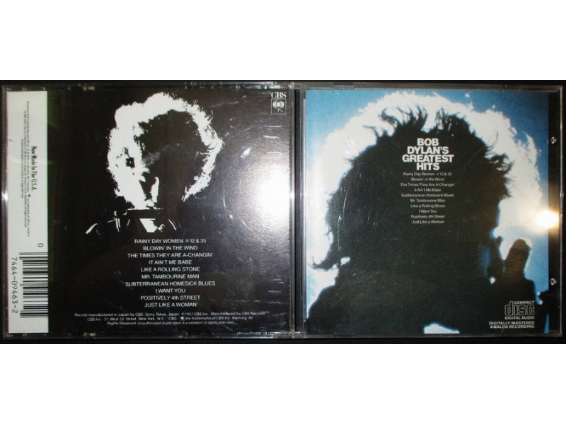 Bob Dylan-Bo Dylan s Greatest Hits Made in US Original