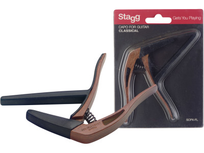 Stagg Capo For Classical Guitar SCPX-FL DKWOOD