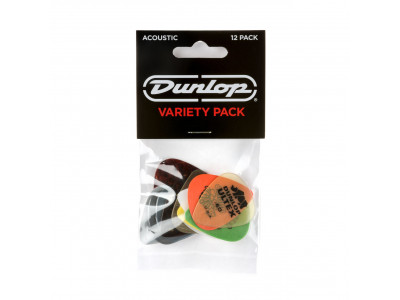 Jim Dunlop ACOUSTIC PICK VARIETY PACK PVP112 (12 Variety Pack)