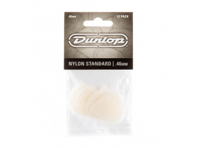 Jim Dunlop NYLON STANDARD PICK .46MM 44P046 (12 Pack)