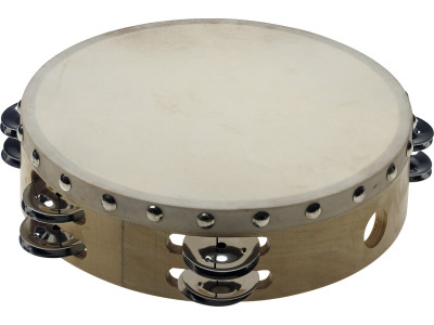 Stagg STA-1208
8" pre-tuned wooden tambourine with rivetted head and 2 rows of jingles