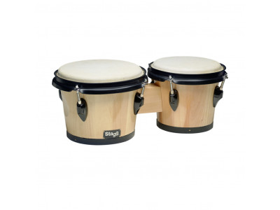 Stagg Wood Bongos 7.5" and 6.5" BW-100-N