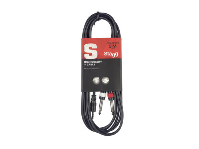 Stagg SYC3 MPS2P E
Y cable, mini jack/jack (1m/2m), 3 m (10')