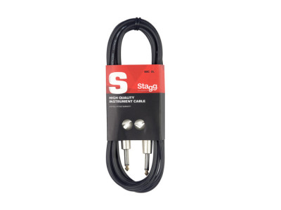 Stagg SGC10DL
Instrument cable, jack/jack (m/m), 10 m (33"), heavy-duty connectors, S-series