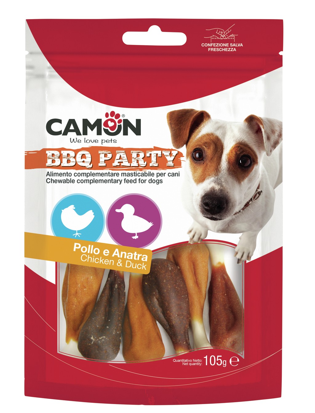 Camon Dog Bataci Piletina&pačetina 105g