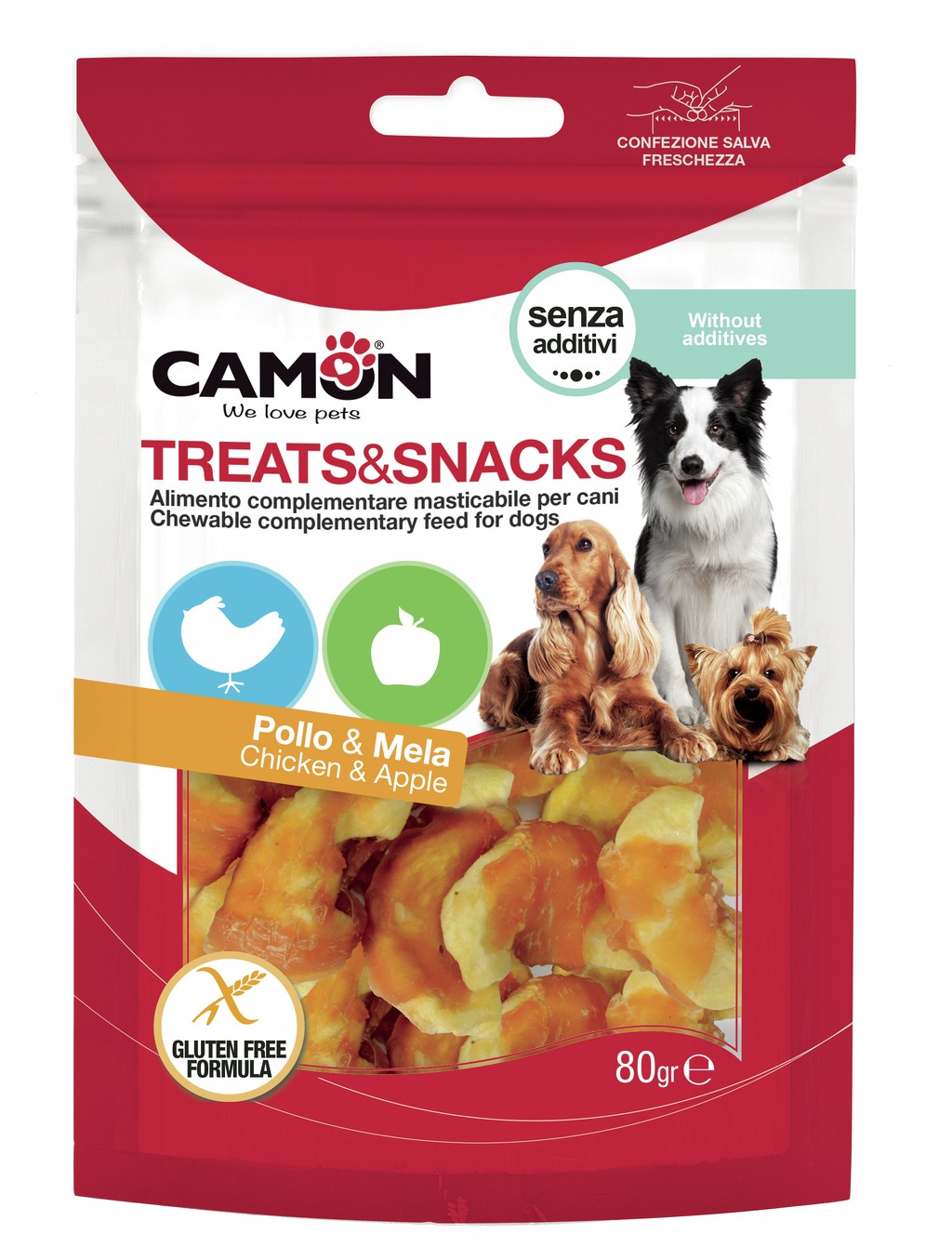 Camon Dog Pilletina&Jabuka 80g