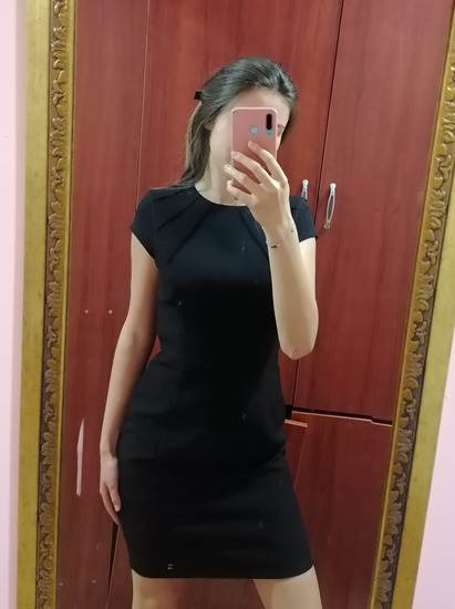H&M crna haljina
