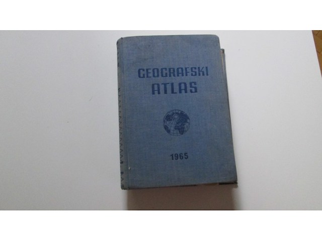 GEOGRAFSKI ATLAS iz 1965.