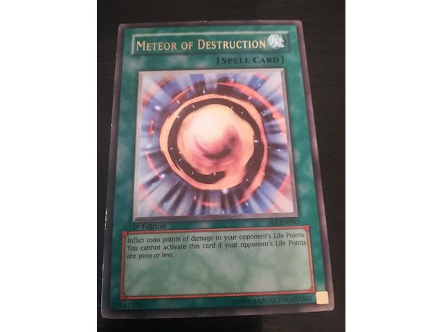 Yu-GI-OH!- Meteor of Destruction (Ultimate rare)