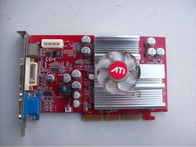 ATI 9550 , agp , 128 mb ddr2
