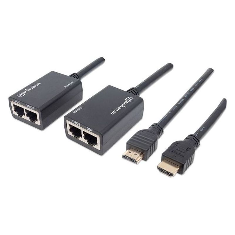 HDMI Extenders 1080p over Ethernet with Integrated Cables 207386