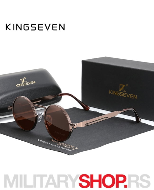 Elegantne Sunčane Naočare – Kingseven N7579 Brown