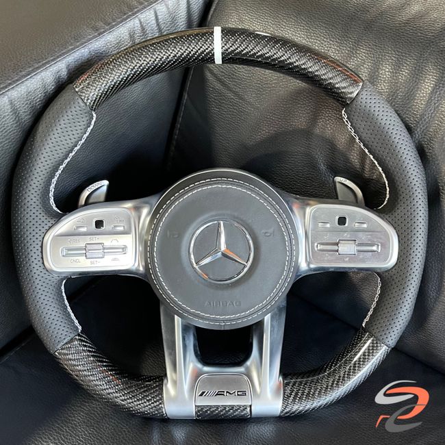 Mercedes Benz volan Amg beli carbon