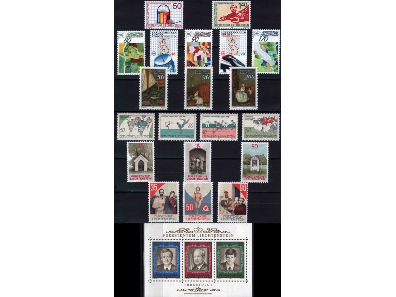 Liechtenstein 1988 KompGod Mi937-59 Bl13 **