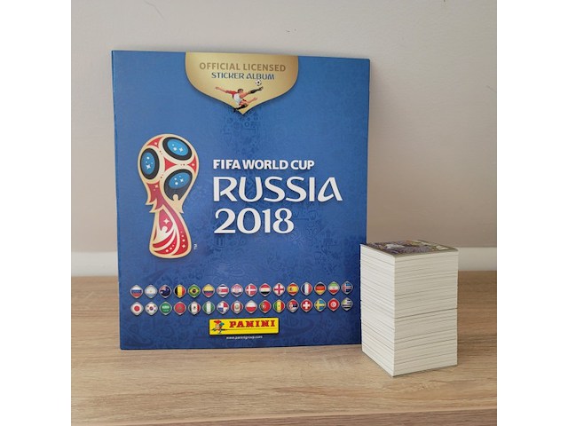 Wc 2018 Rusija panini set i album sa slika