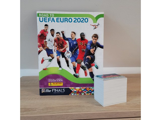 Road to Euro 2020 panini set i album glanc