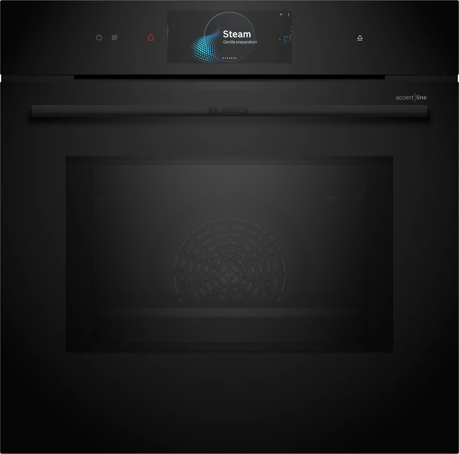 Series 8, Built-in oven with added steam and microwave function, 60 x 60 cm, Black, HNG978QB1