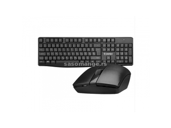 Everest KM-7500 bežični komplet tastatura+miš crni